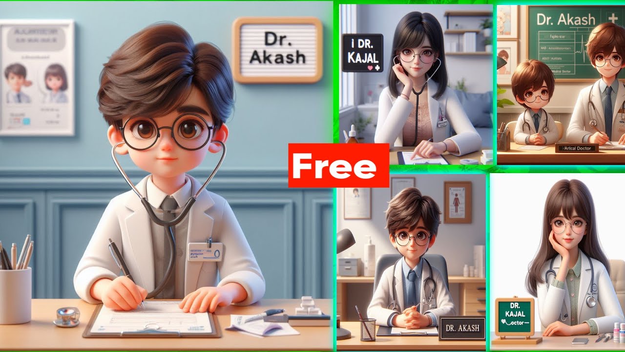 How to Create 3D Ai Doctor Images with Name🔥 | bing app photo editing🥰 ...