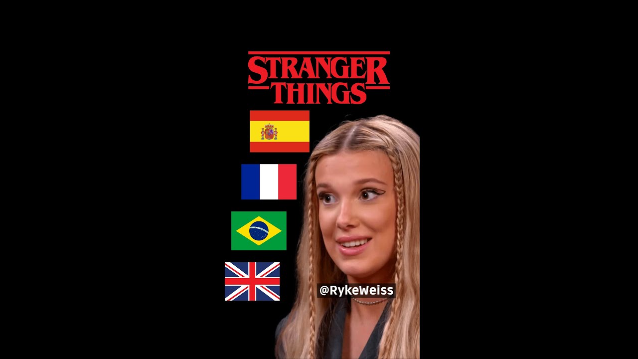 Millie Bobby Brown SPEAKING 4 LANGUAGES #StrangerThings - YouTube