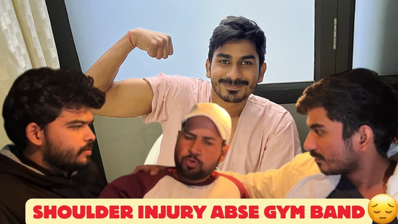 SHOULDER INJURY ABSE GYM BAND 😭| NO MORE GYM VLOGS 💔 - YouTube