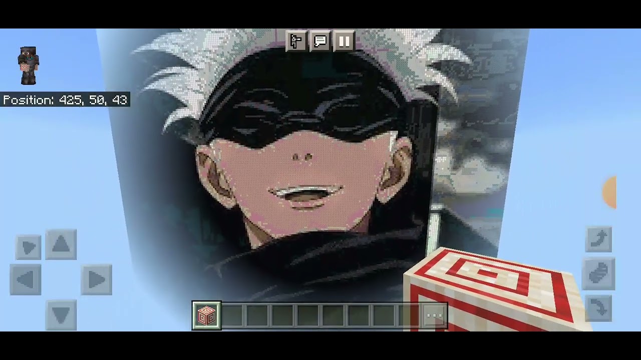 minecraft building gojo | #minecraft #trending #viral #ytshorts #shorts ...