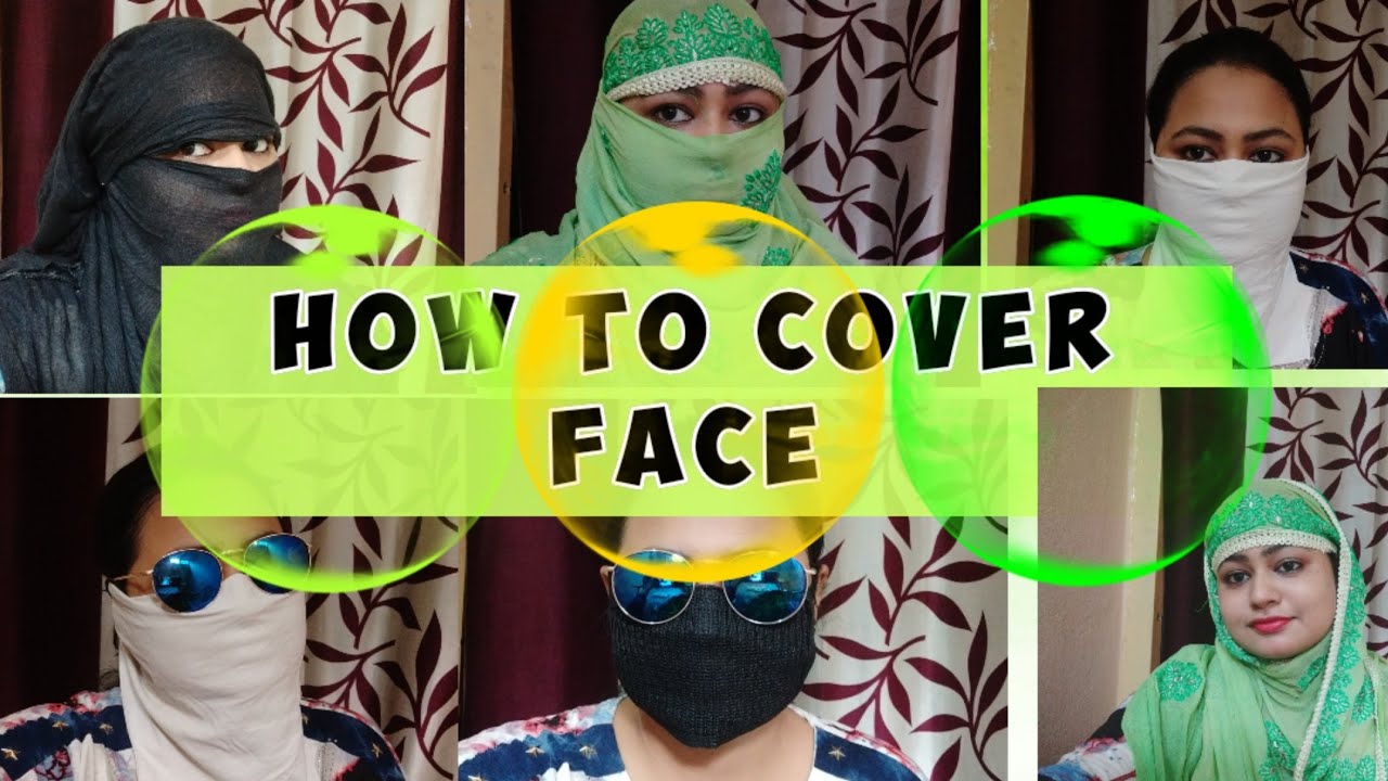 HOW TO COVER FACE WITH A SCARF/DUPATTA/HANKY IN SUMMER FROM SUN RAYS ...