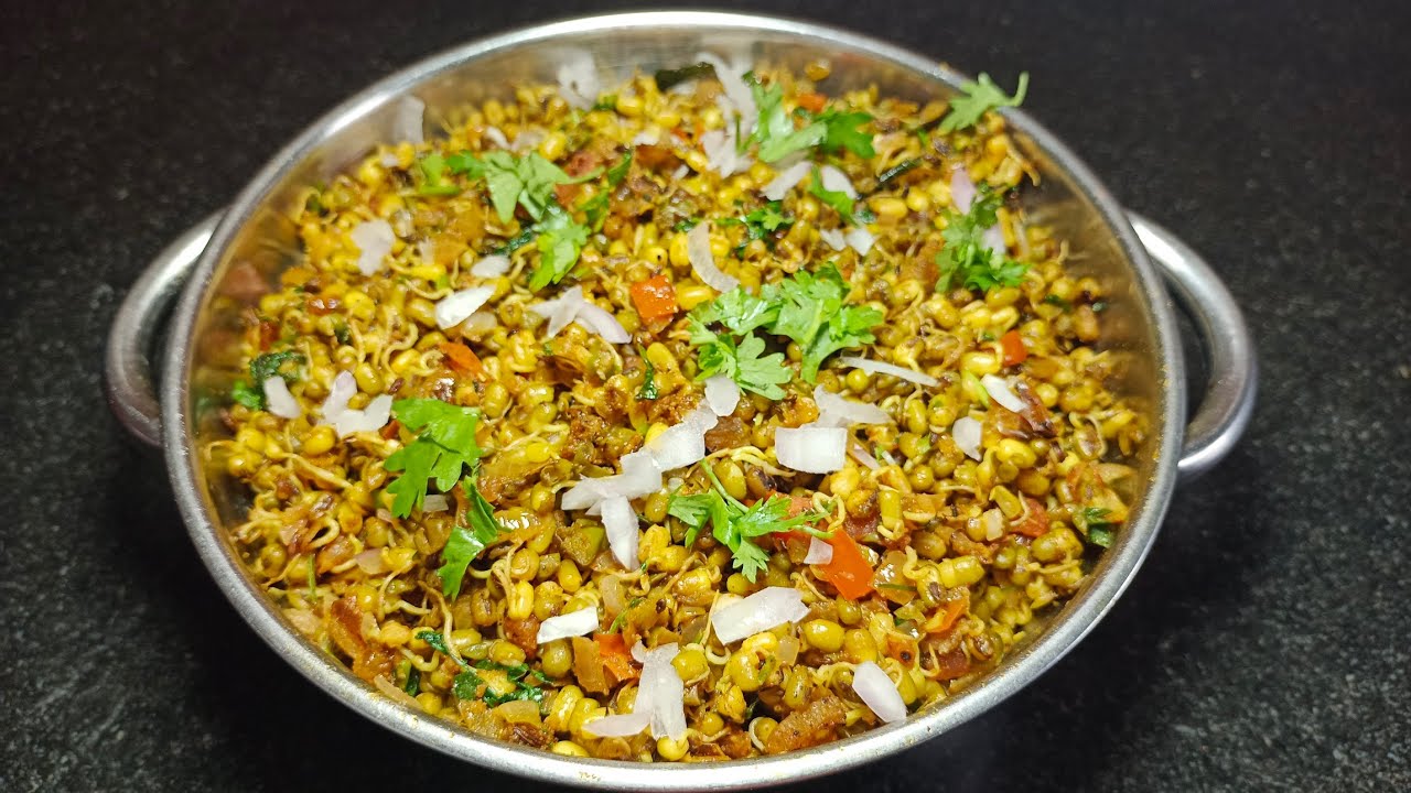 green gram recipe sabut moong recipe healthy diet - YouTube