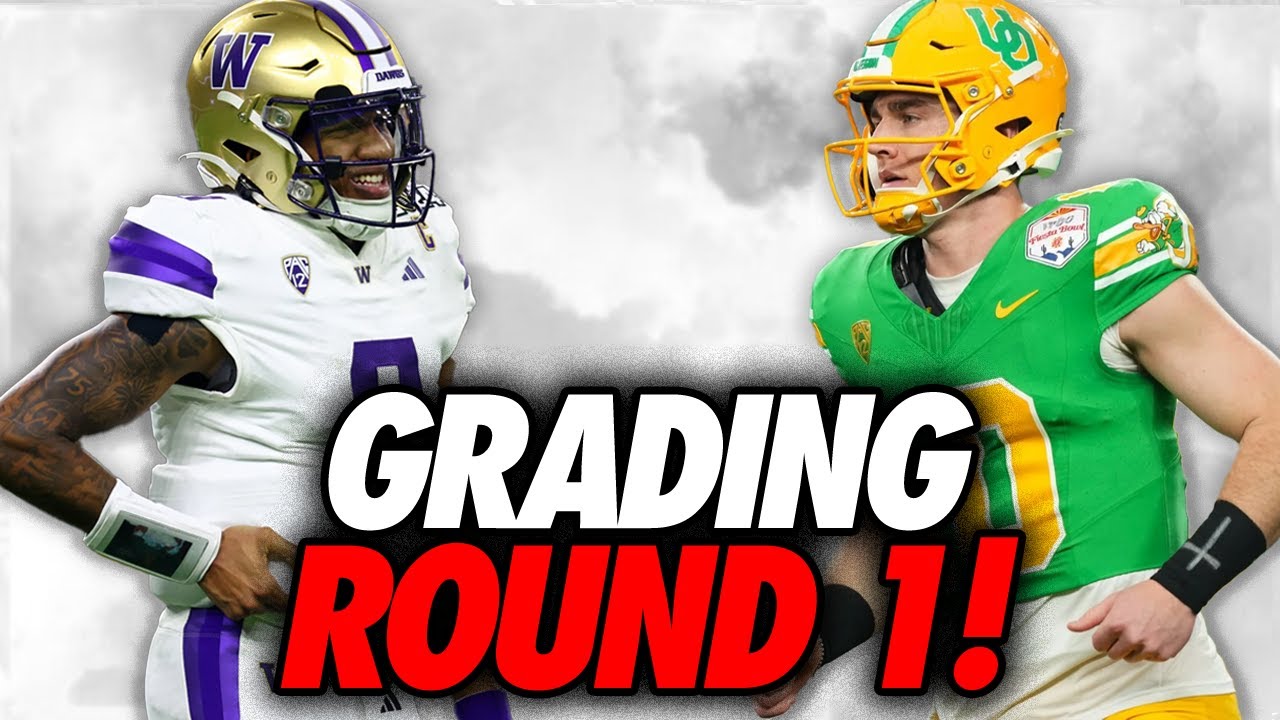 Grading EVERY First Round Draft Pick!! (Tier List) | NFL Analysis - YouTube