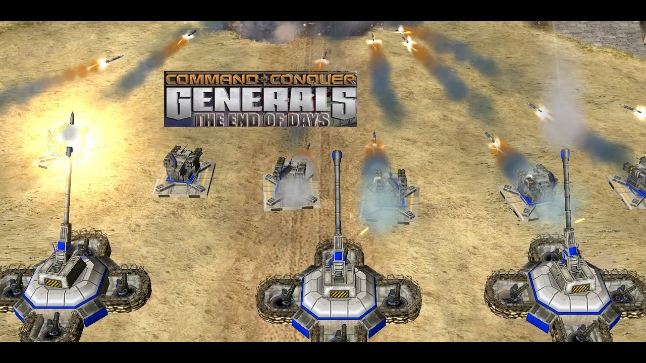 Command & Conquer - The End Of Days - USA Vs GLA Hard Army - YouTube