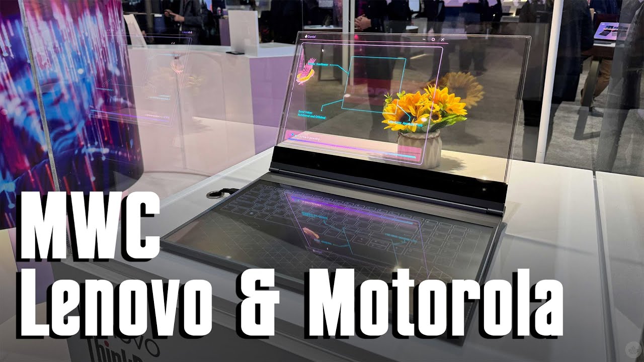 Lenovo - prvi laptop sa providnim ekranom - YouTube