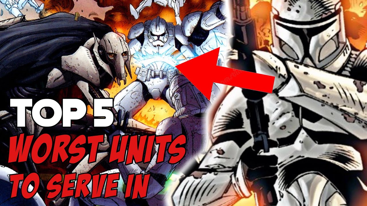 Ranking the WORST Clone Units to Serve in! - YouTube