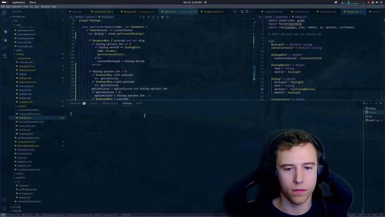 Coding A Dialog System For A Game In Nim Programming Gamedev Coding Gamedevelopment Youtube 3549