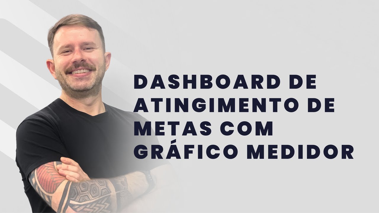 Dashboard de atingimento de metas usando o gráfico de medidor ...