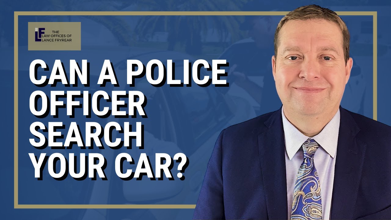 Can a Police Officer Search Your Car? | Washington State Attorney - YouTube