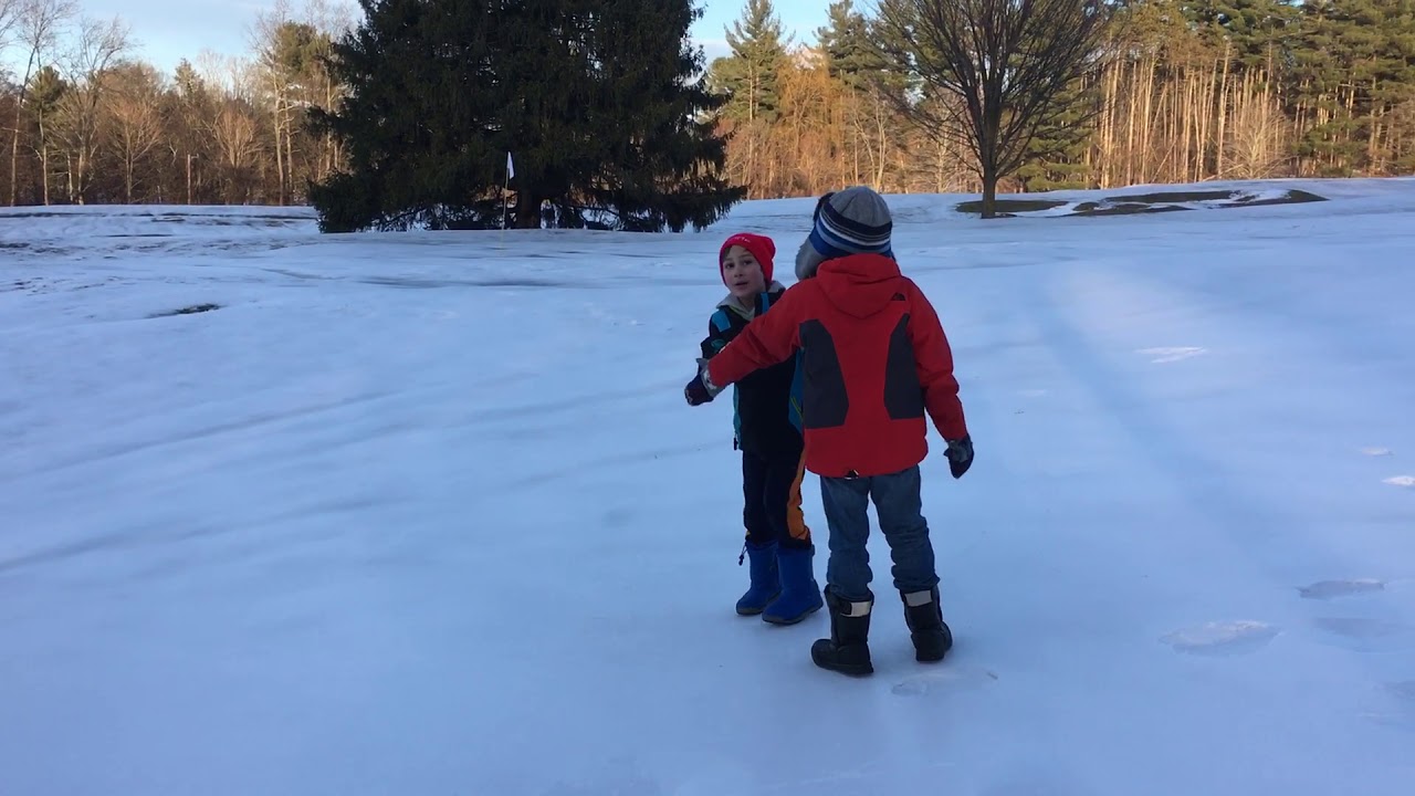 Body Sledding at LCC - YouTube