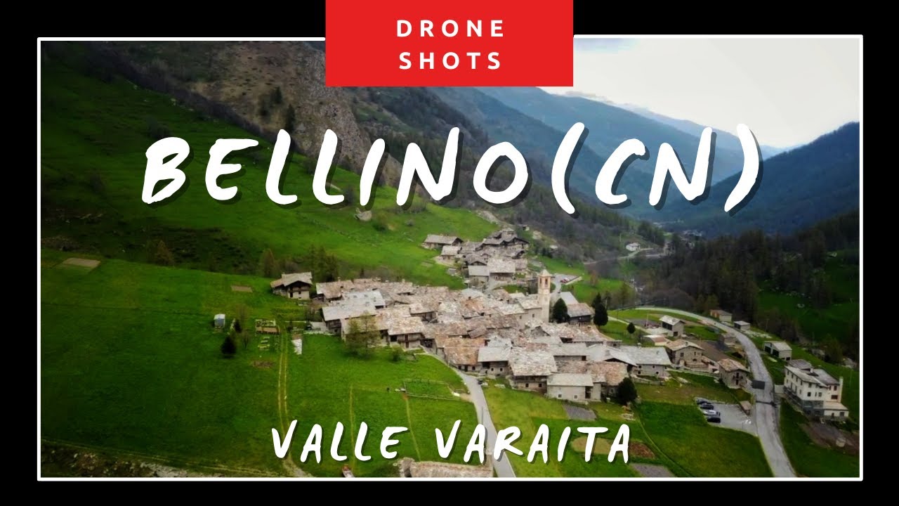Bellino (Valle Varaita - Cuneo) Italy - 4k Drone shots [DJI mini 2 ...
