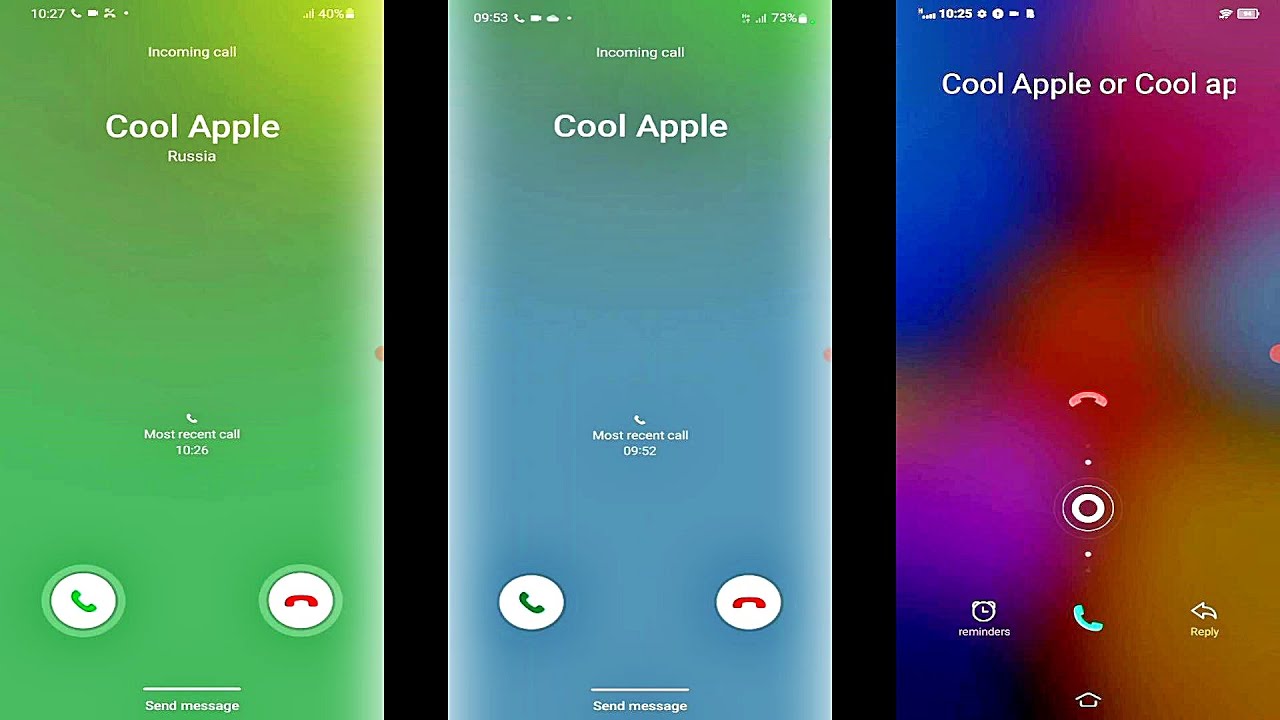 Samsung Galaxy A30 & A52 & Vivo Y1s screen recorder/ Incoming calls ...