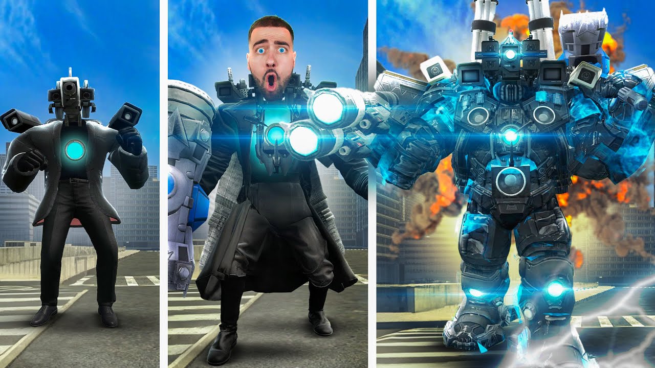 NOUVEAU SUPER TITAN CAMÉRAMAN UPGRADED SKIBIDI TOILET ! ÉVOLUTION ...