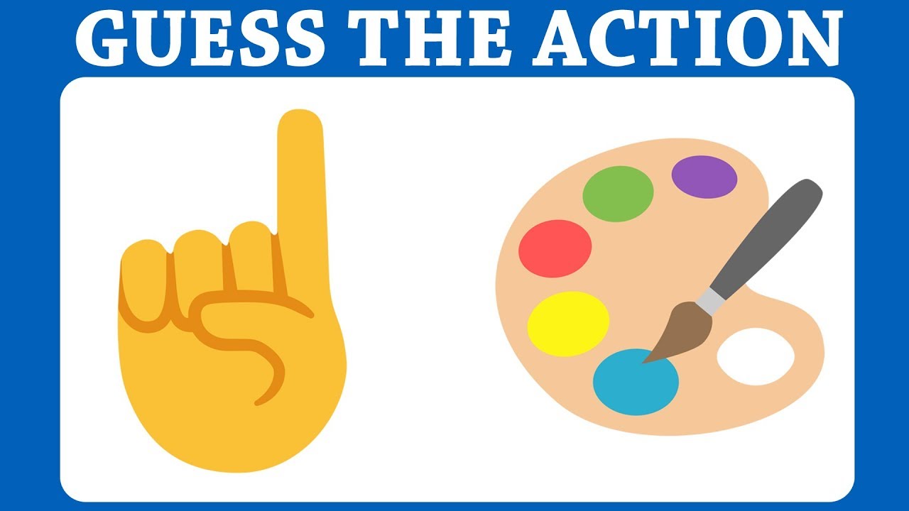 Can you Guess the ACTION by the Emoji Challenge | Brain Puzzle - YouTube