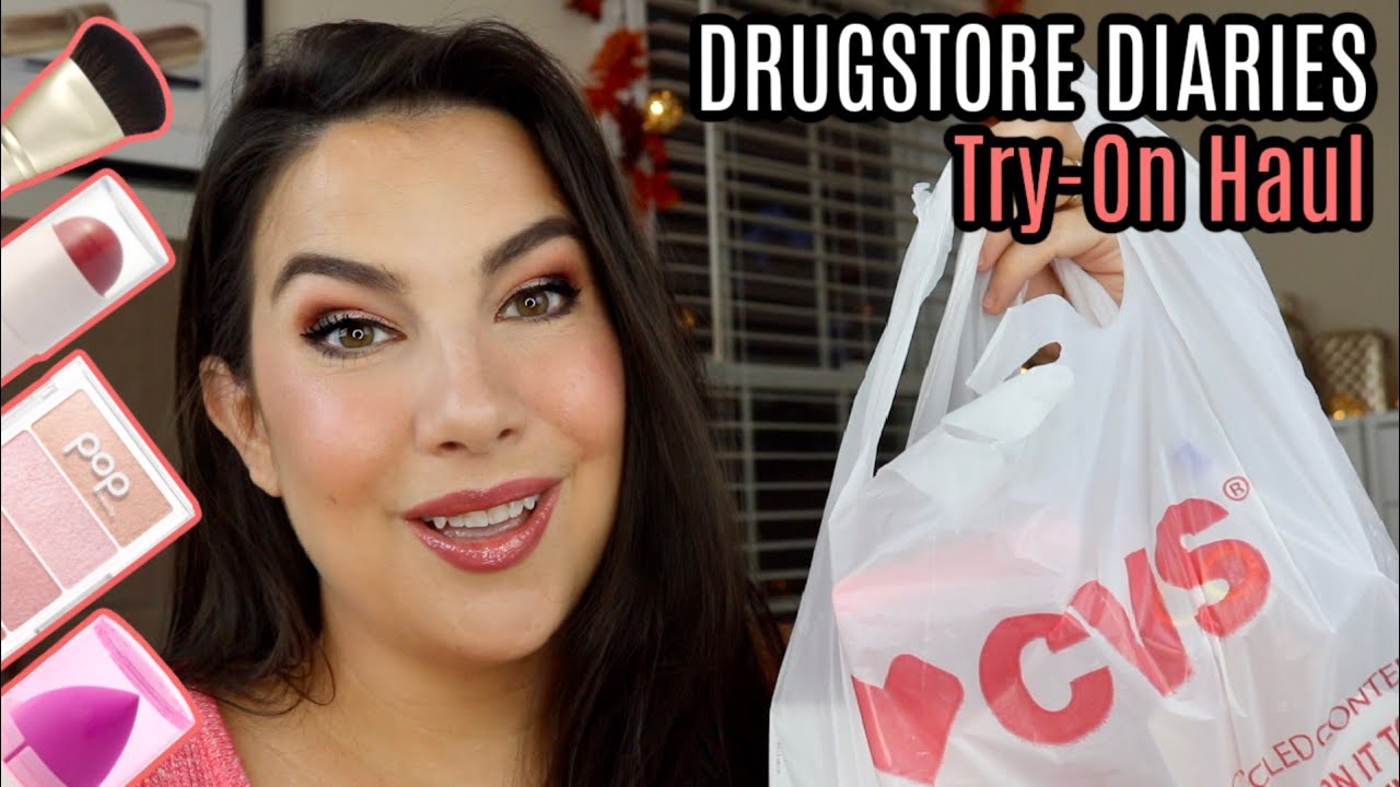 Mega Makeup Section at CVS?! Haul & Try-On - YouTube