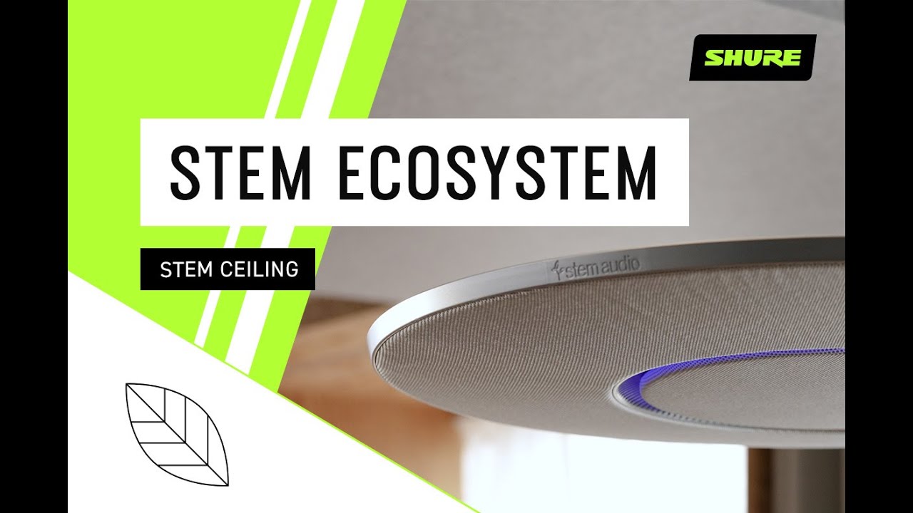 Meet Shure’s Stem Ceiling - Conferencing Microphone | Shure - YouTube