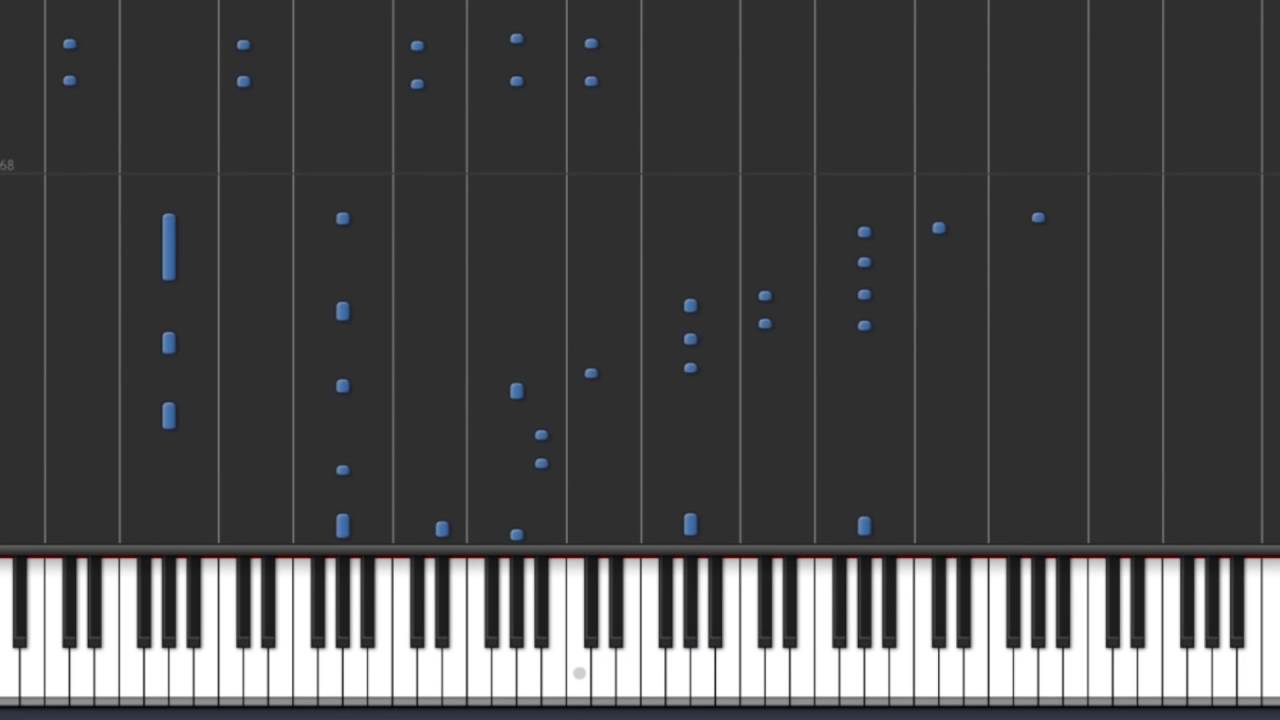 B4 theme song on piano MLG PRO - YouTube
