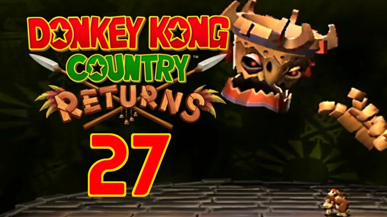 Donkey Kong Country Returns [Let's Play] ☆27☆ - Der Tiki ist wütend ...