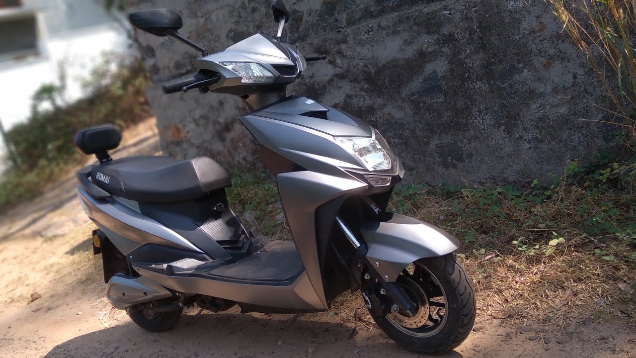 🙂romai falcon electric scooter review in malayalam.compact and fun to ...