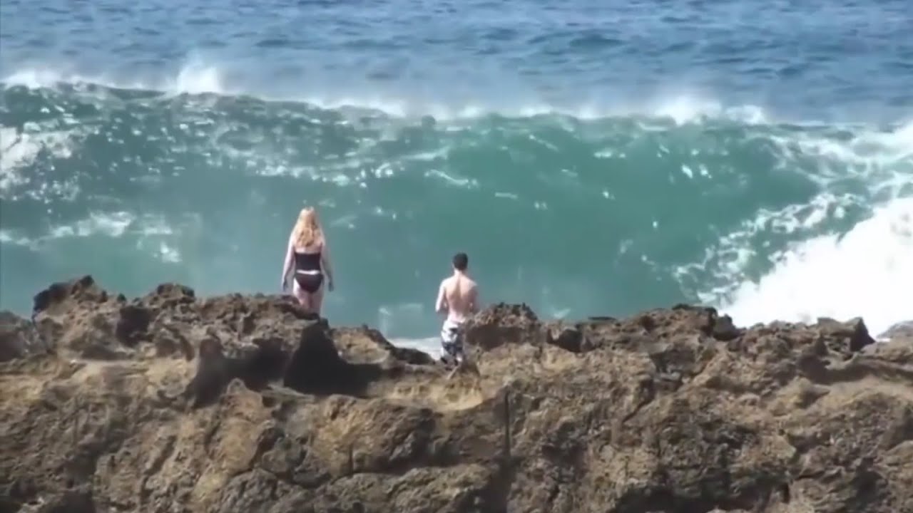 Unexpected Wave Compilation - YouTube