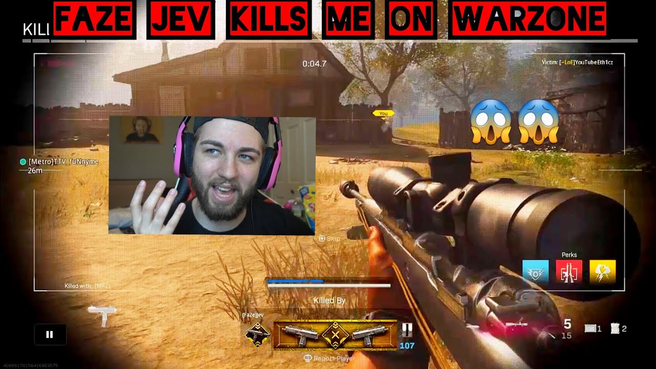 FAZE JEV kills me on WARZONE (FAZE CLAN) - YouTube