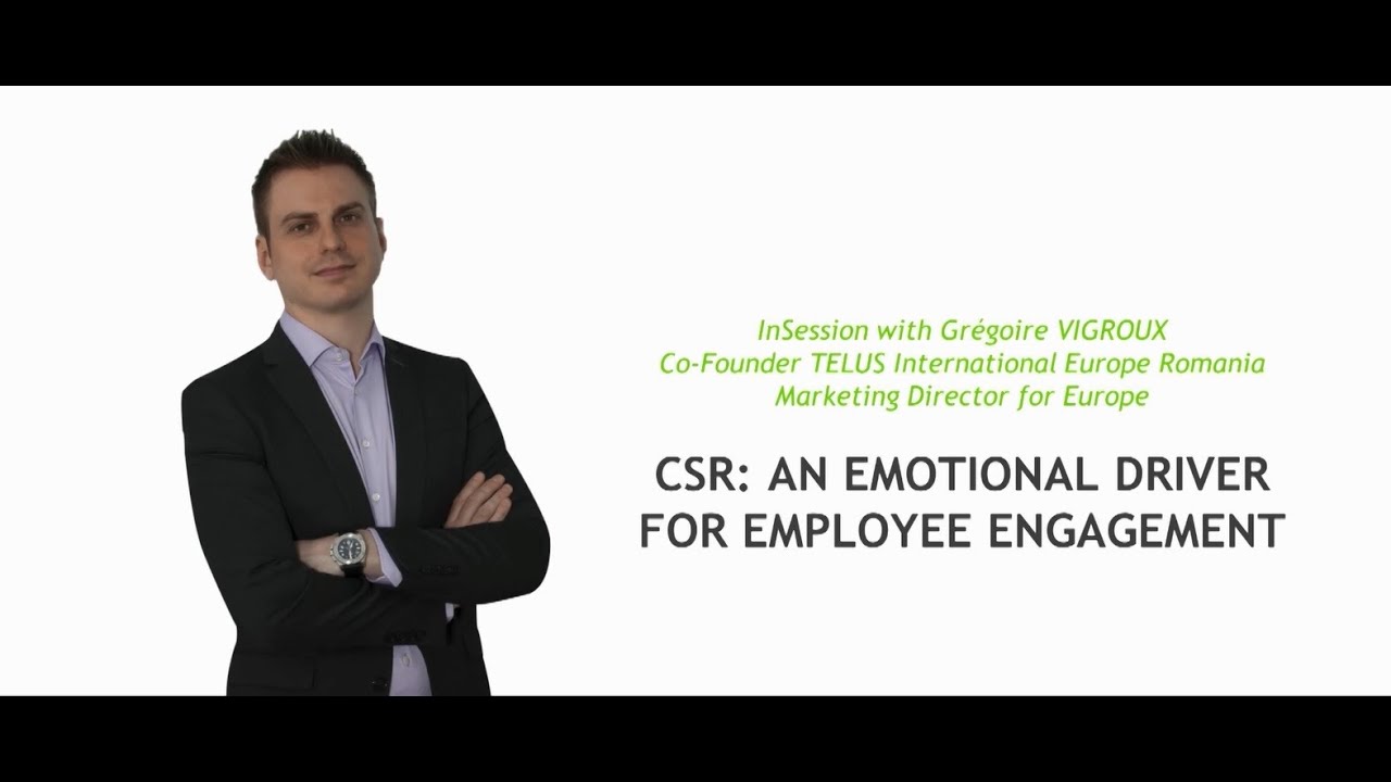 CSR – An Emotional Driver for Employee Engagement - YouTube