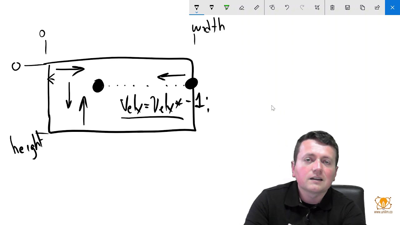 29. Tutorial juego web - Pelota que rebota en la pantalla Bouncing ball con P5js - YouTube