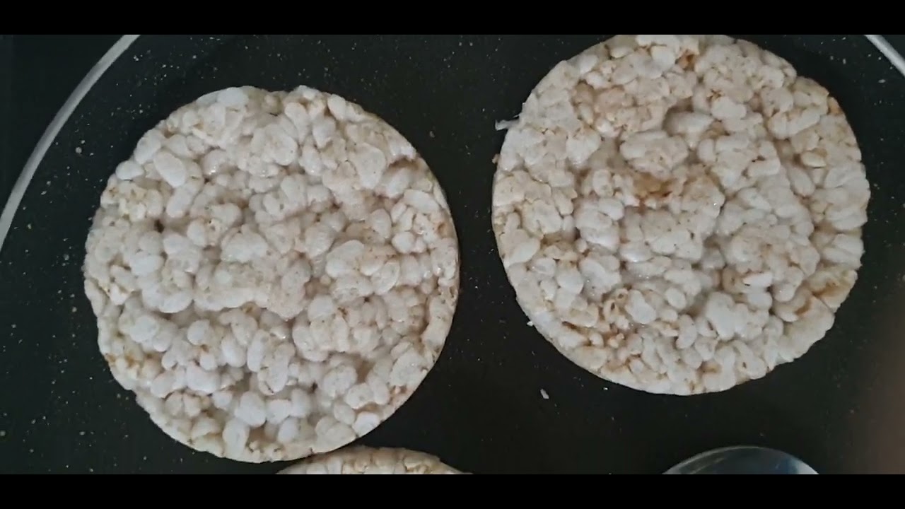 Roasting Pintola whole wheat rice cake - YouTube