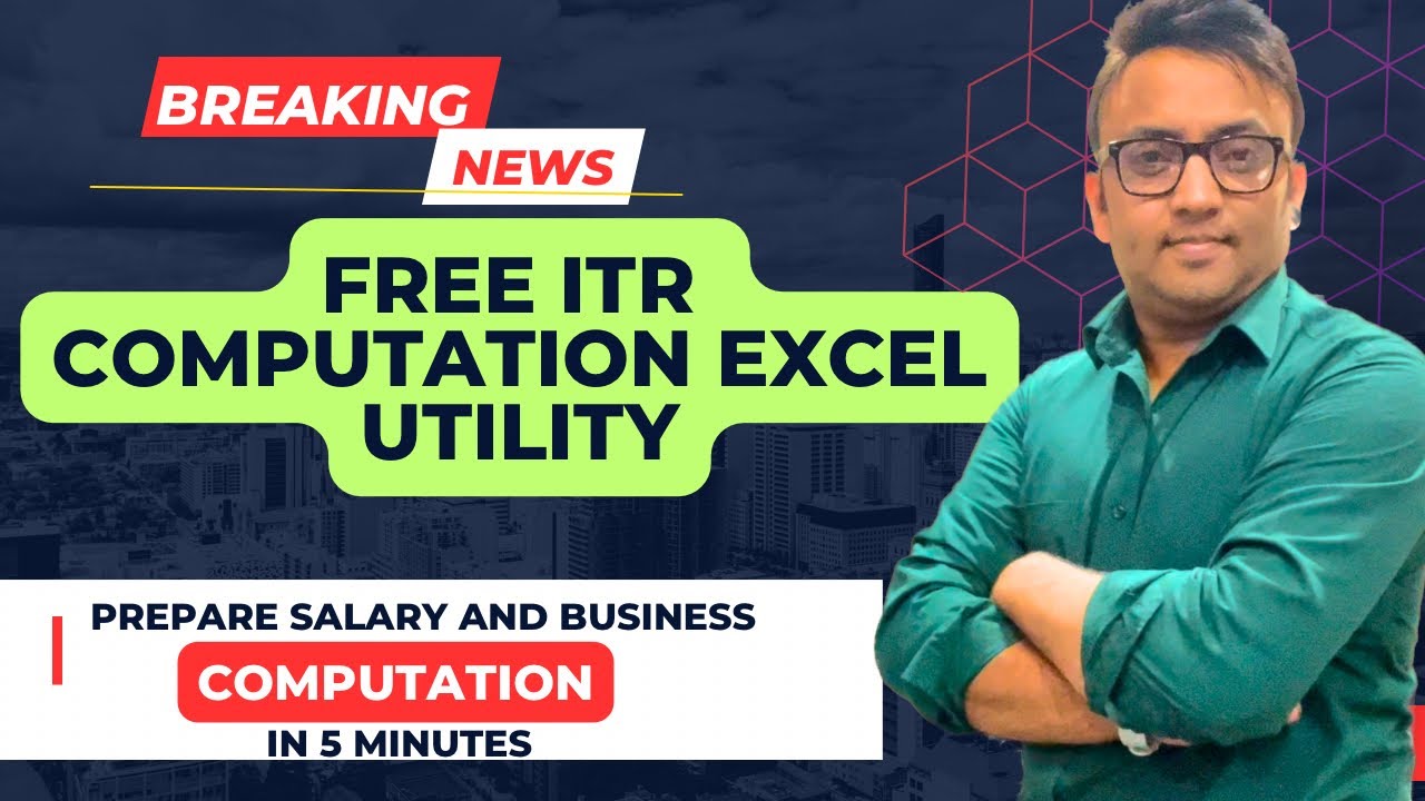 Free Income Tax Computation Tool | New vs Old Tax Slab | #itr - YouTube