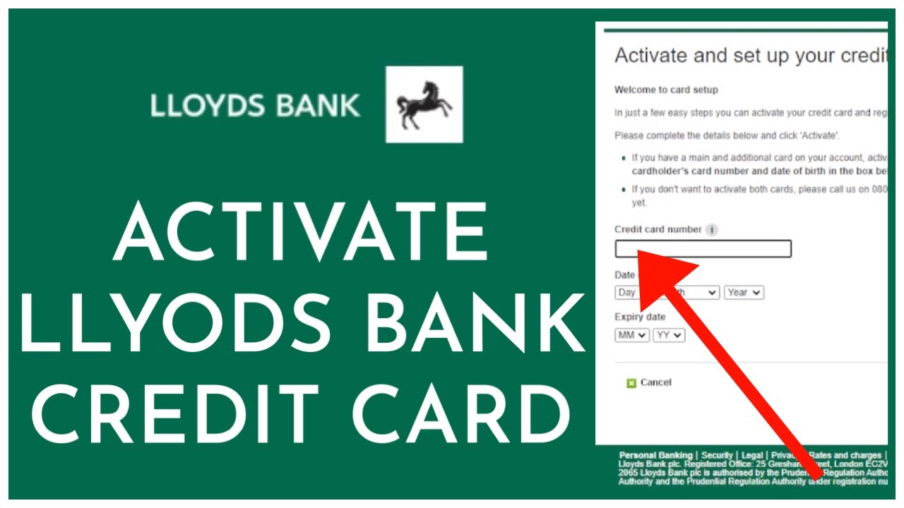 How To Activate Lloyds Bank Credit Card Online 2023 Lloyds Bank Credit