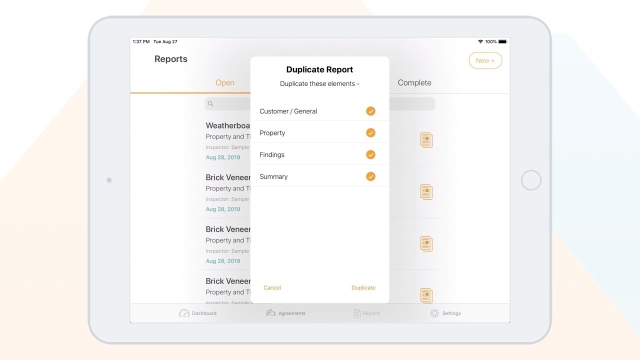 Hello Inspections - report from template demo - YouTube