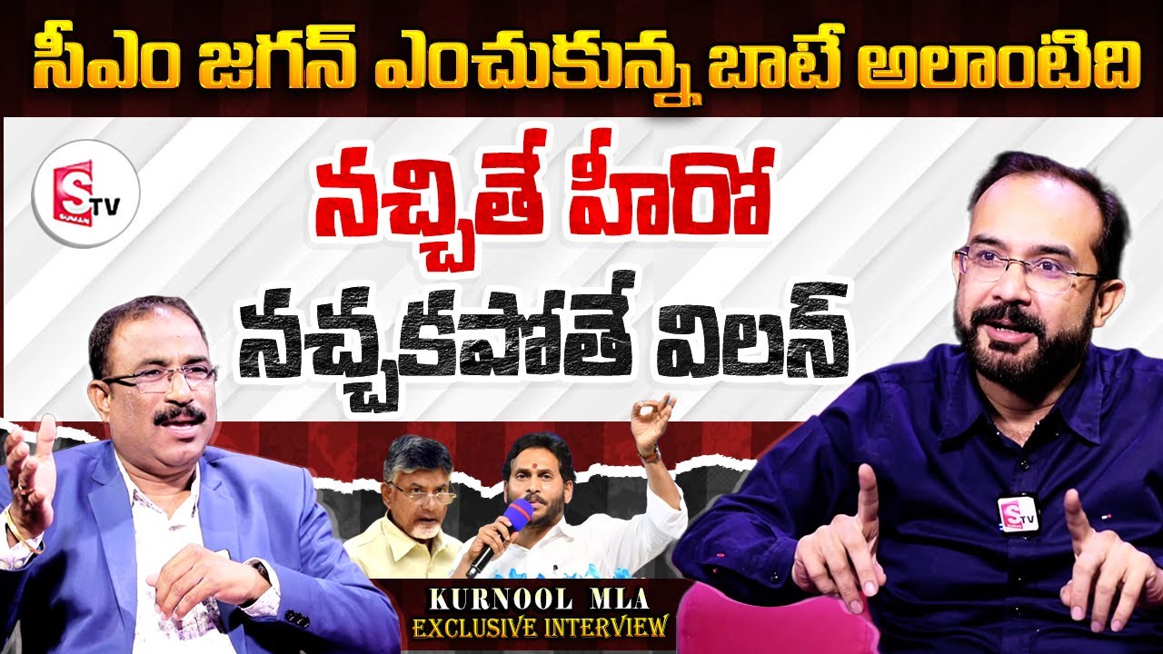 Kurnool MLA Abdul Hafeez Khan Exclusive Interview | CM YS Jagan ...