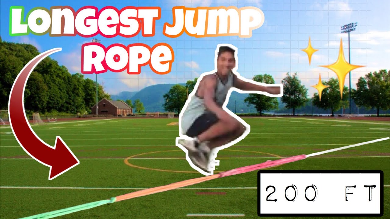 World Biggest Jump Rope! (200 Feet) - YouTube