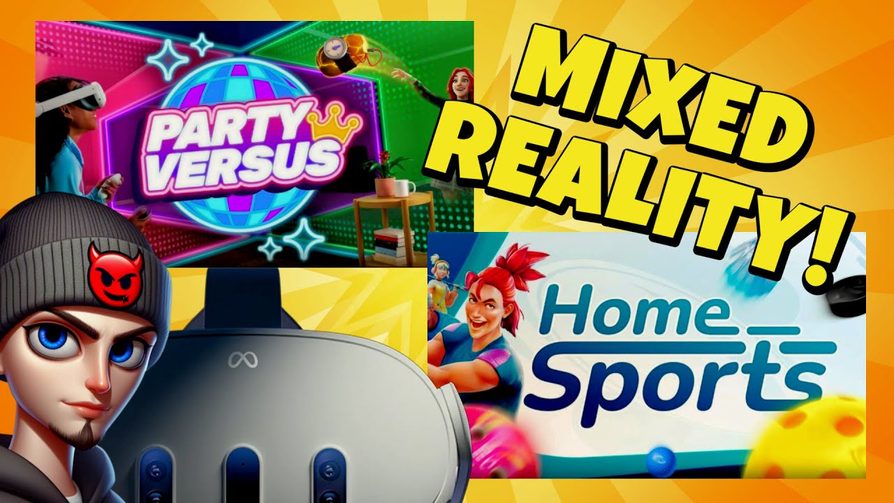 HOME SPORTS & PARTY VERSUS Mixed Reality PvP LIVE! Meta 3 - YouTube