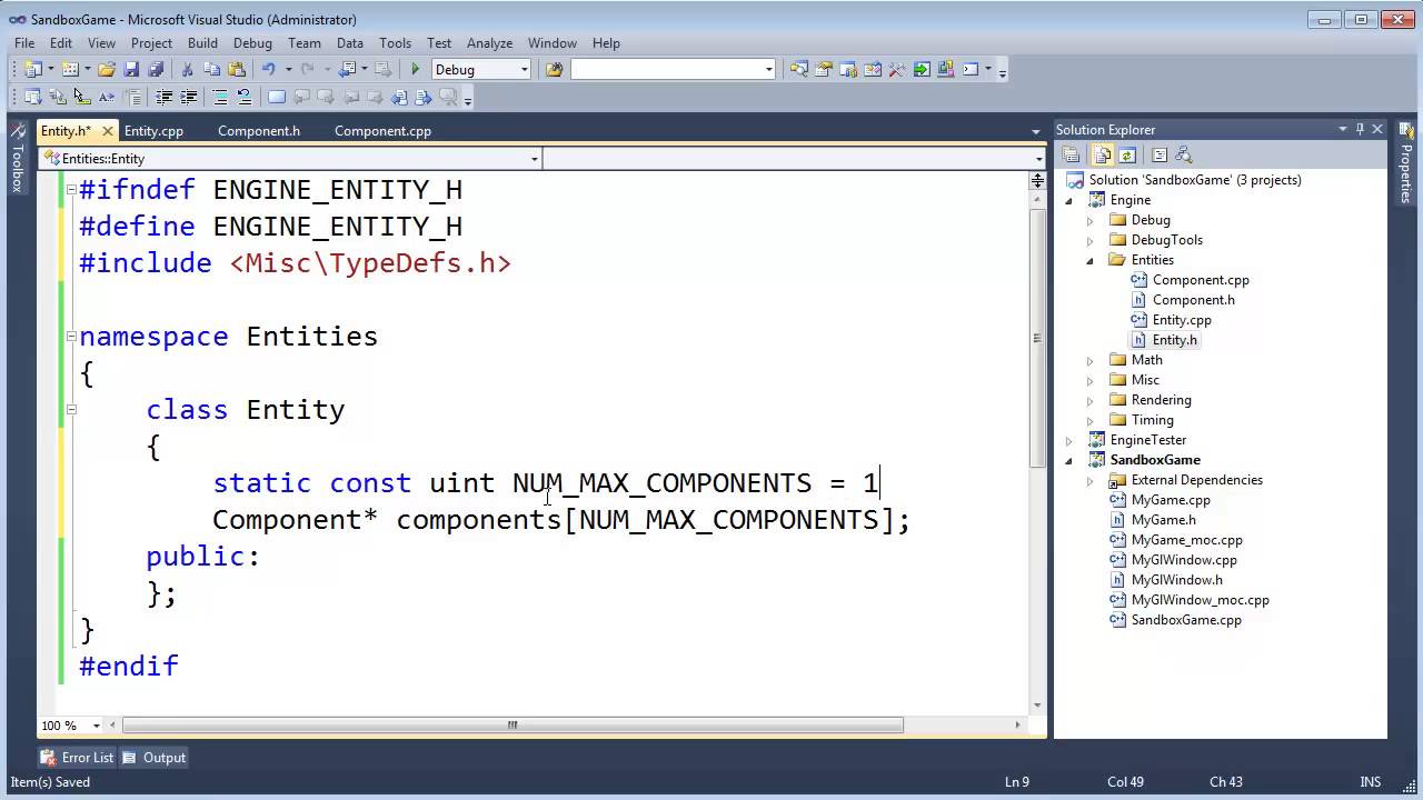 Entity Design Pattern - YouTube