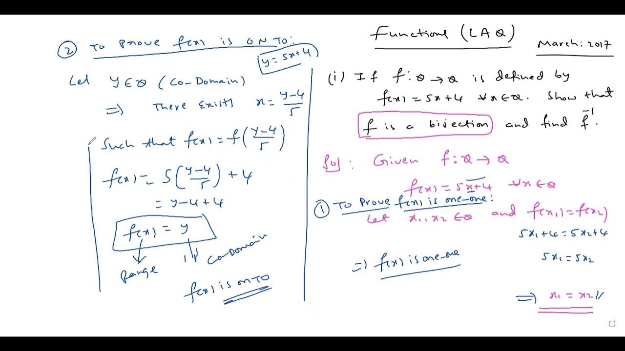 FUNCTIONS 7 MARKS QUESTION1 - YouTube