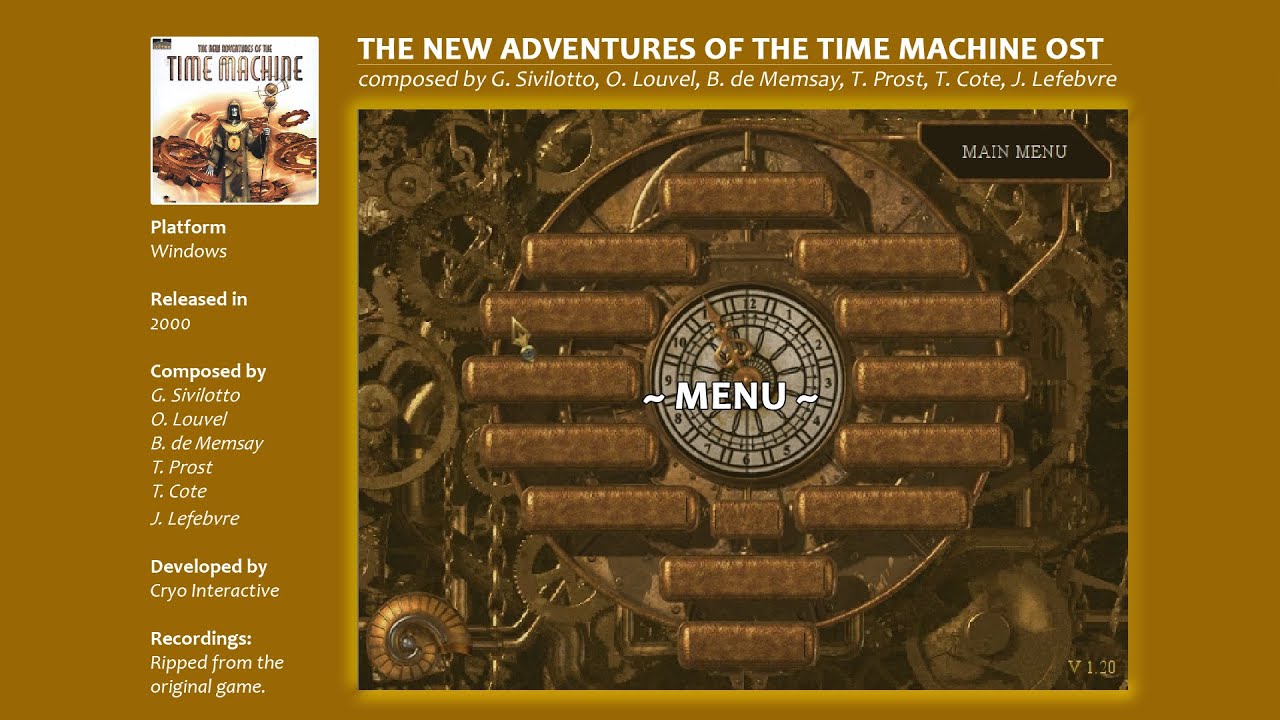 The New Adventures of the Time Machine Soundtrack (PC-WIN) - YouTube