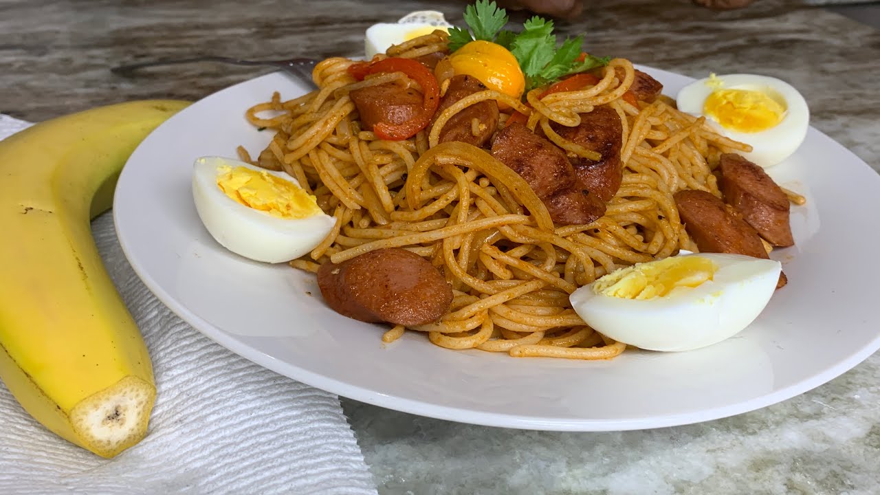 Men Kijan Pou Kwit Yon BON Spaghetti Byen Gou| Spaghetti ak Hot dog - YouTube