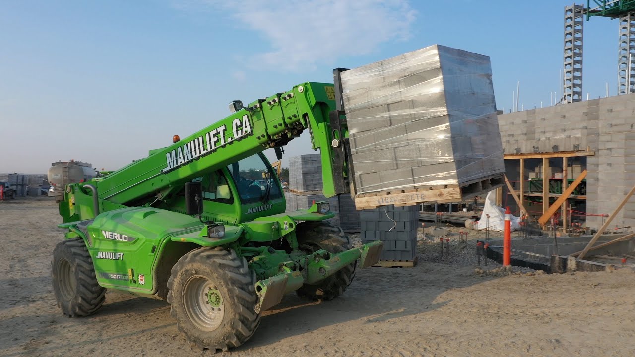 The Merlo P50.17 Telehandler: the New Canadian Work Horse for Masons ...