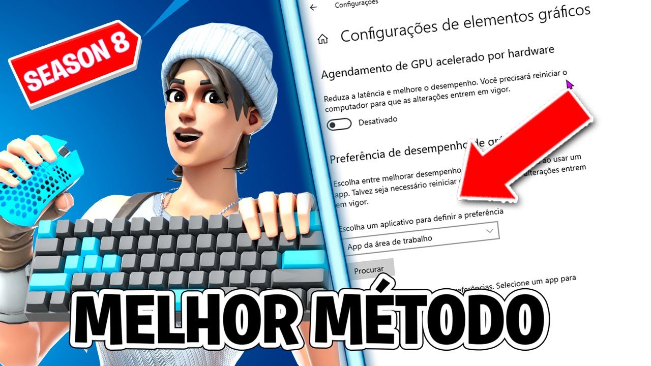 Como Aumentar Muito O Fps No Fortnite Season 8 Capitulo 2 Youtube