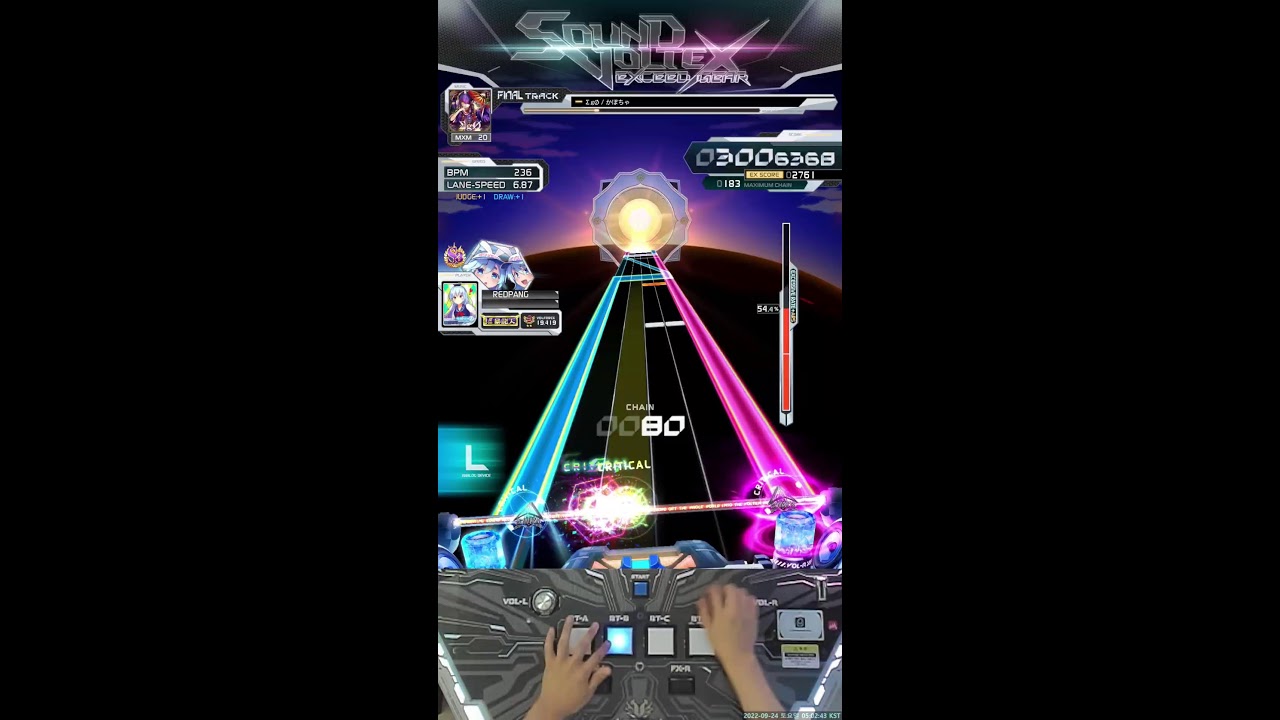 [SDVX] [Valkyrie model] KR LIVE 싸이뮤직 게임월드(CYGameworld) SOUND VOLTEX ...
