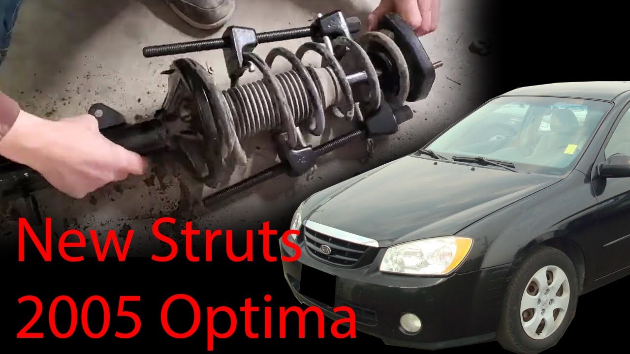 Rear strut replacement, 2005 Kia Spectra - YouTube