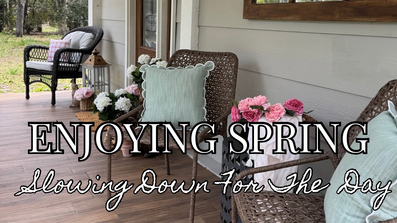 Spring Antique Shopping 🌸 Outdoor Furniture & Garden Flower Shop With ...