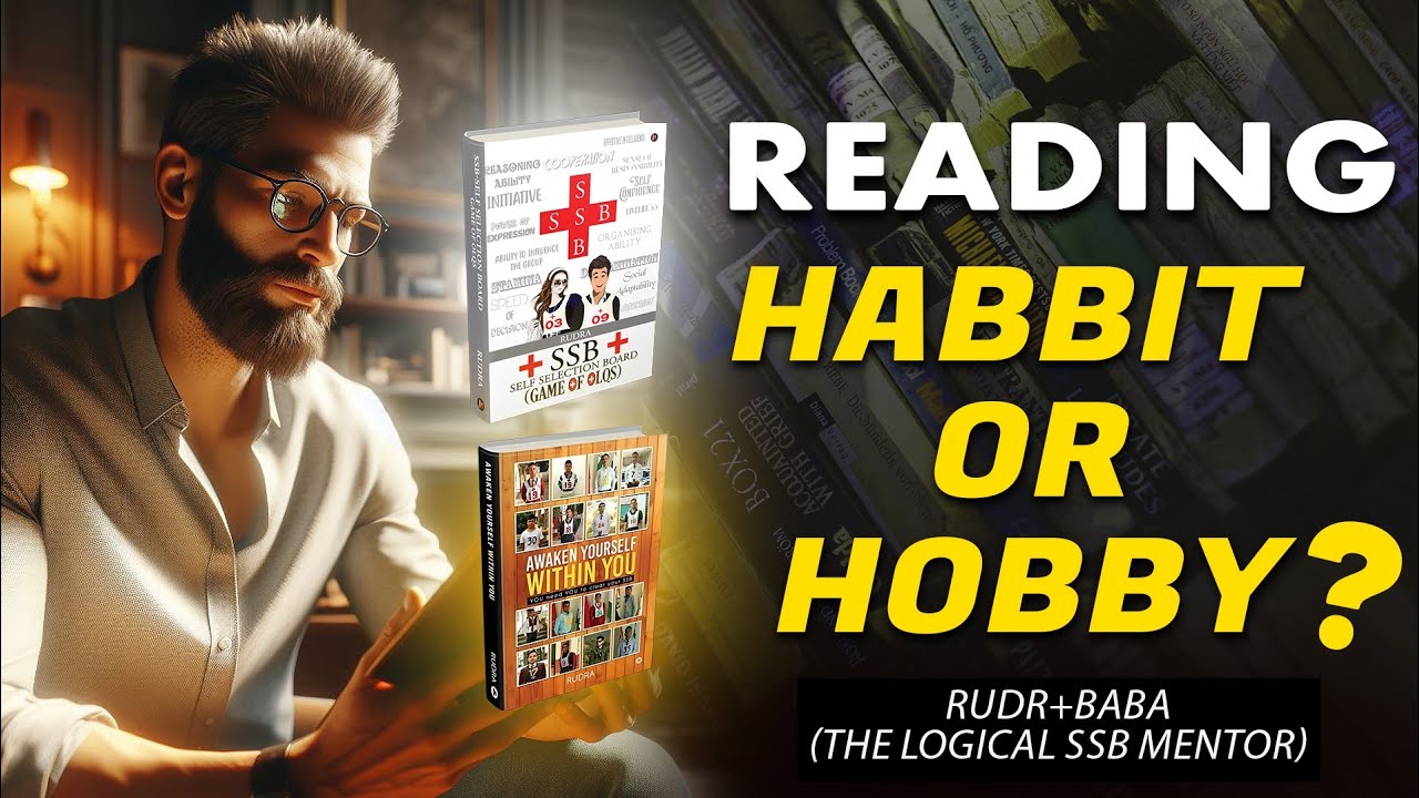 HABBIT OR HOBBY? | BOOK READING IS A HABBIT | BOOKS to read before SSB ...