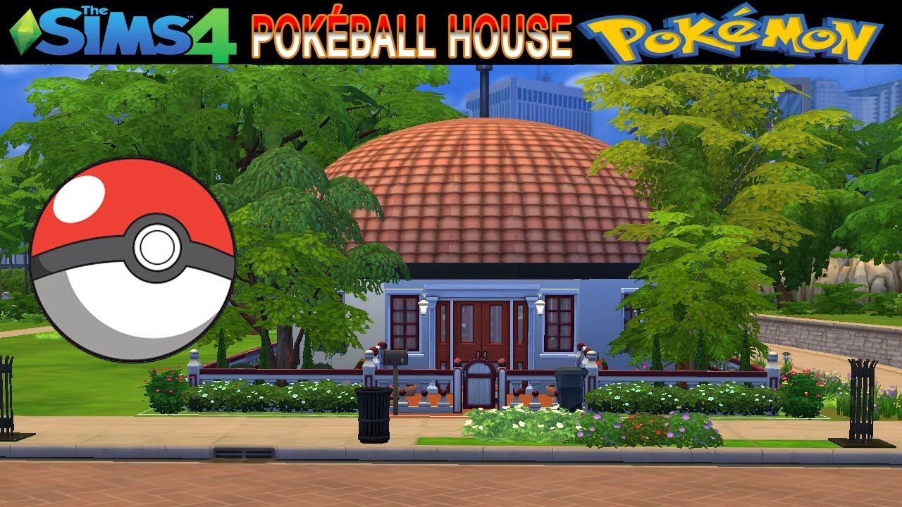 THE SIMS 4 - POKÉMON - POKÉBALL HOUSE - CASA POKÉBALL - Timelapse ...