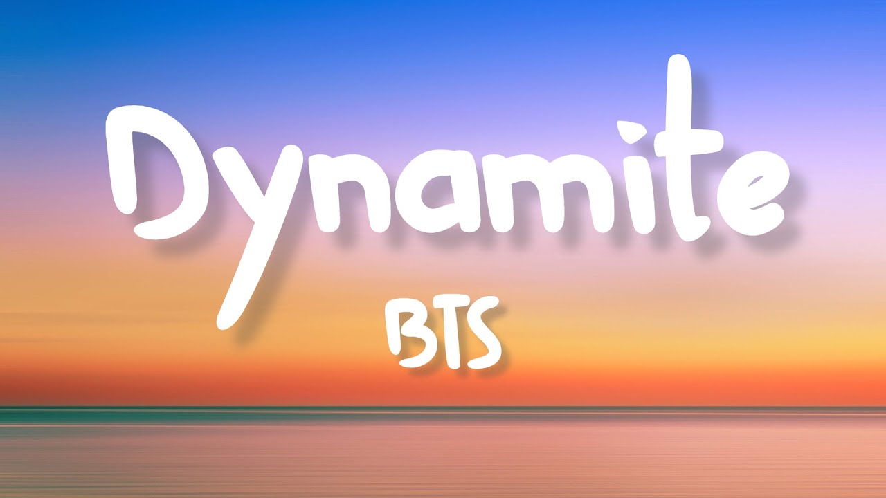 BTS - Dynamite (English Lyrics) - YouTube