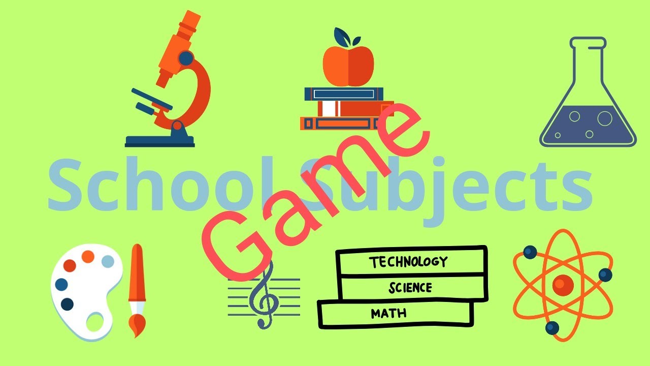School Subjects | ESL Game - YouTube