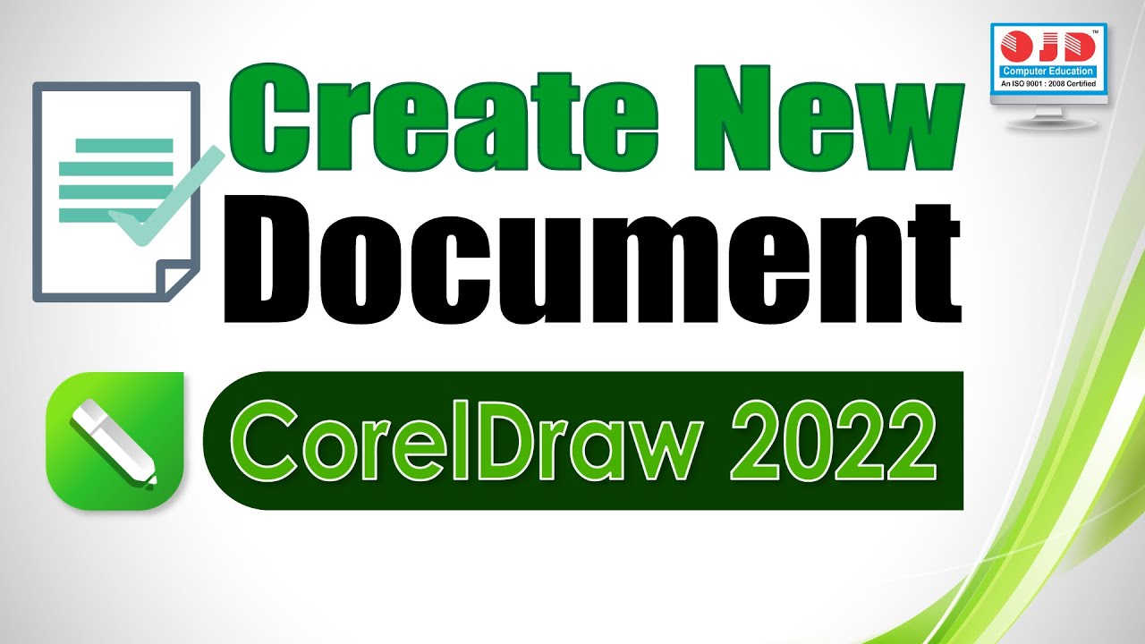 How to Create New Document in Corel Draw 2022(Hindi) | Corel Draw 2022 ...