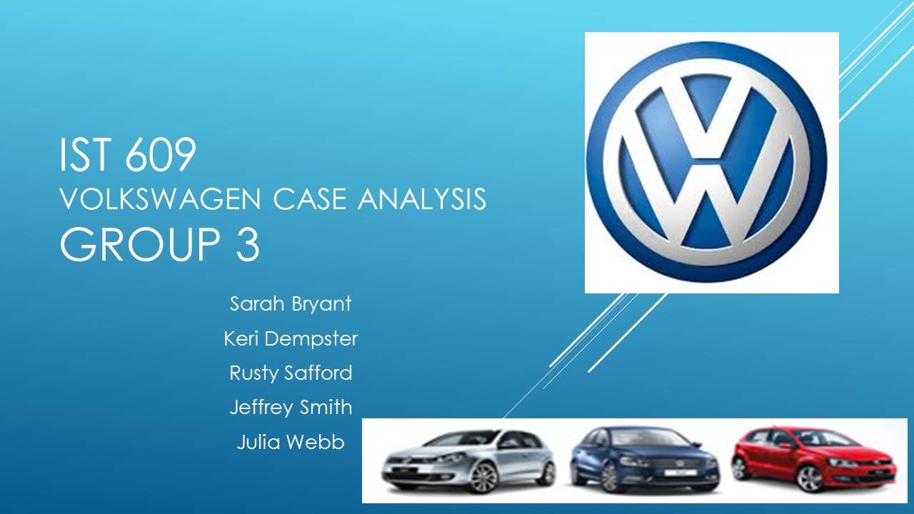 VW Case Analysis Group 3 - YouTube