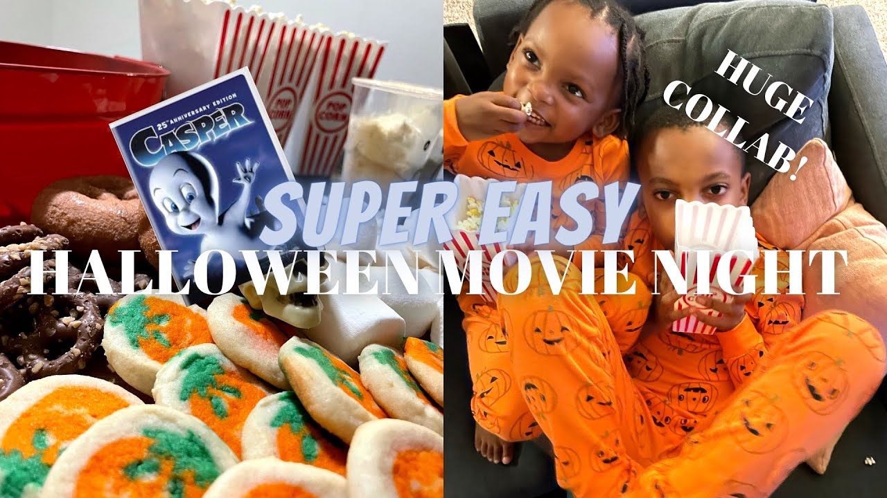 SUPER EASY HALLOWEEN MOVIE NIGHT ! | CASPER THEMED TREATS | READY IN 10 ...